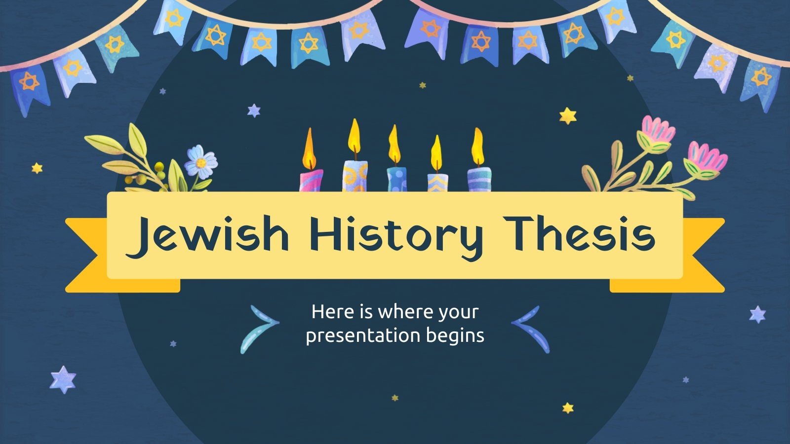 Free Jewish-themed templates for Google Slides & PowerPoint