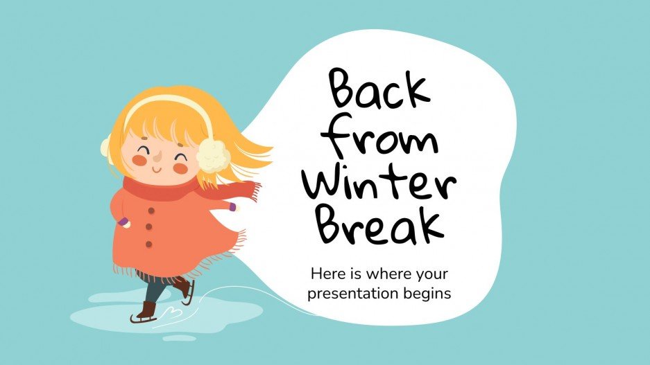 Back from Winter Break Google Slides Theme and PPT Template
