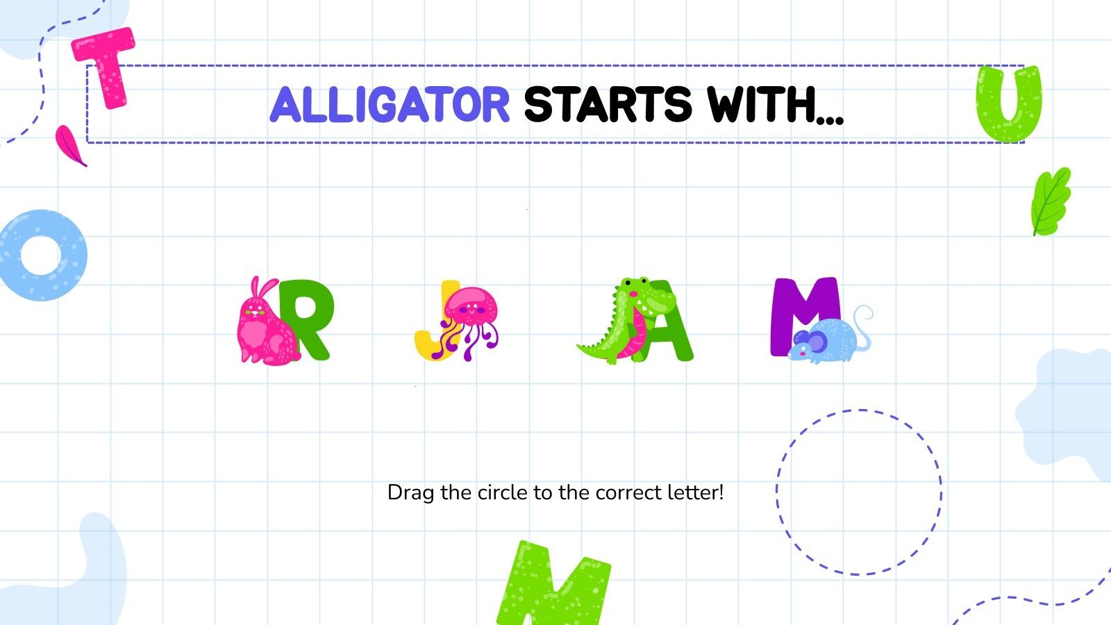 Uppercase Letter Match Sheets | Google Slides & PPT