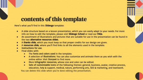 English Lesson Google Slides theme and PowerPoint template