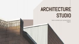Architecture Studio Google Slides and PowerPoint Template