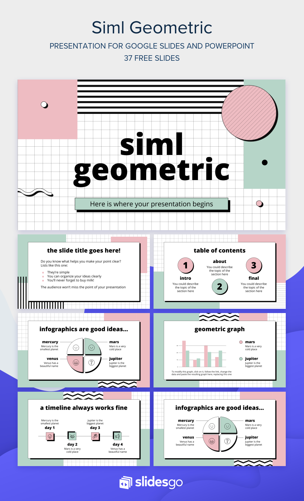 Page 2 | Siml Geometric Google Slides & PowerPoint template