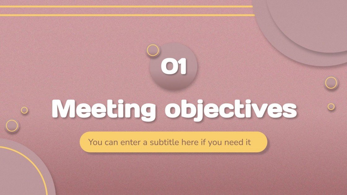 Gradient Texture Meeting | Google Slides & PowerPoint