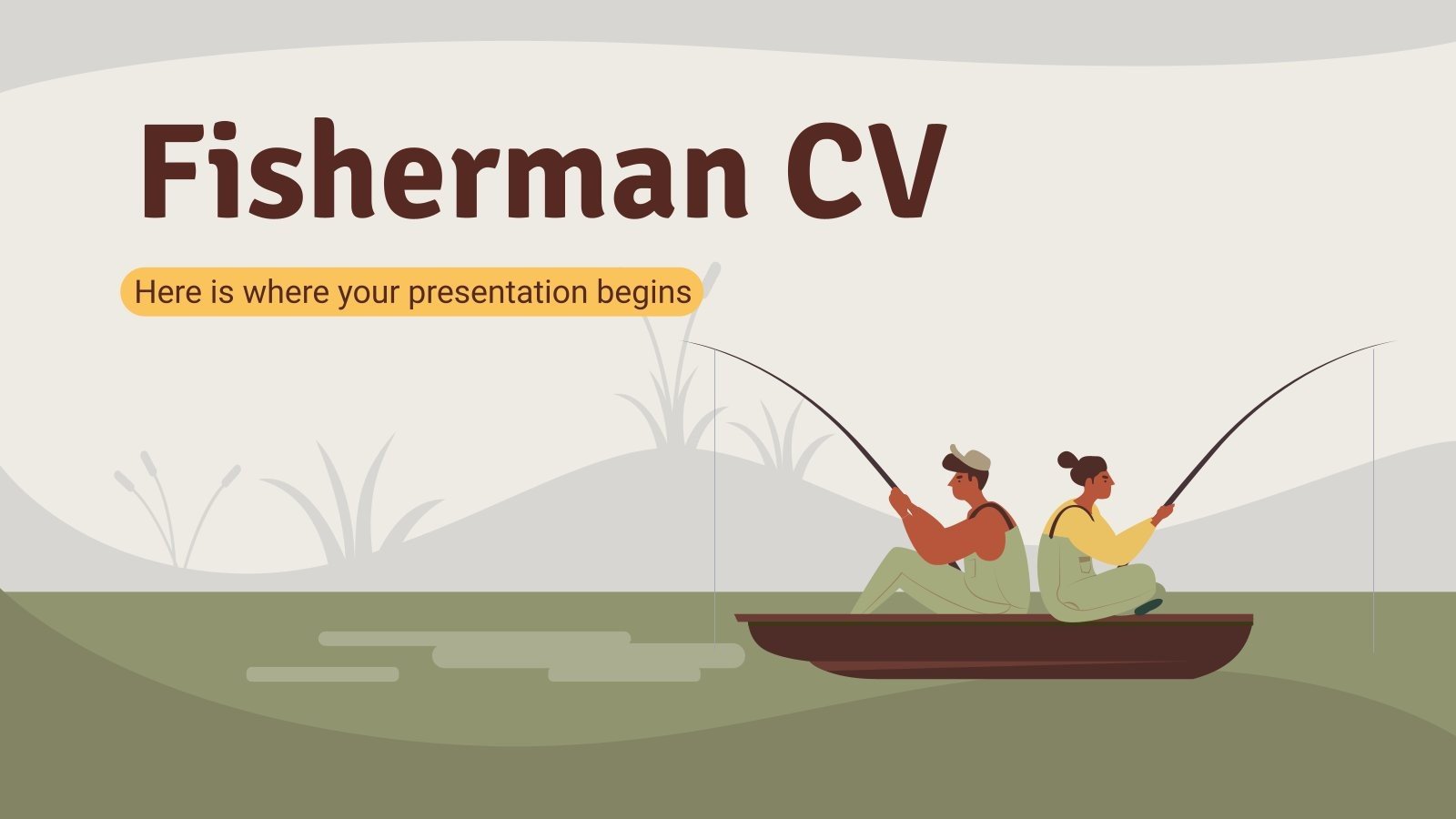 Templates about fish for Google Slides and PowerPoint