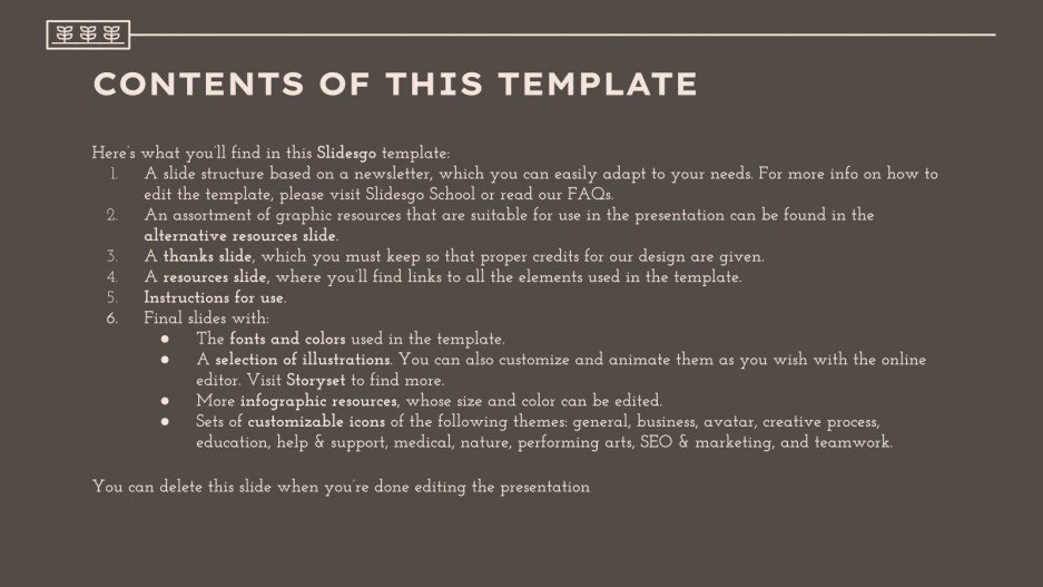 Farmhouse Lifestyle Newsletter | Google Slides & PowerPoint