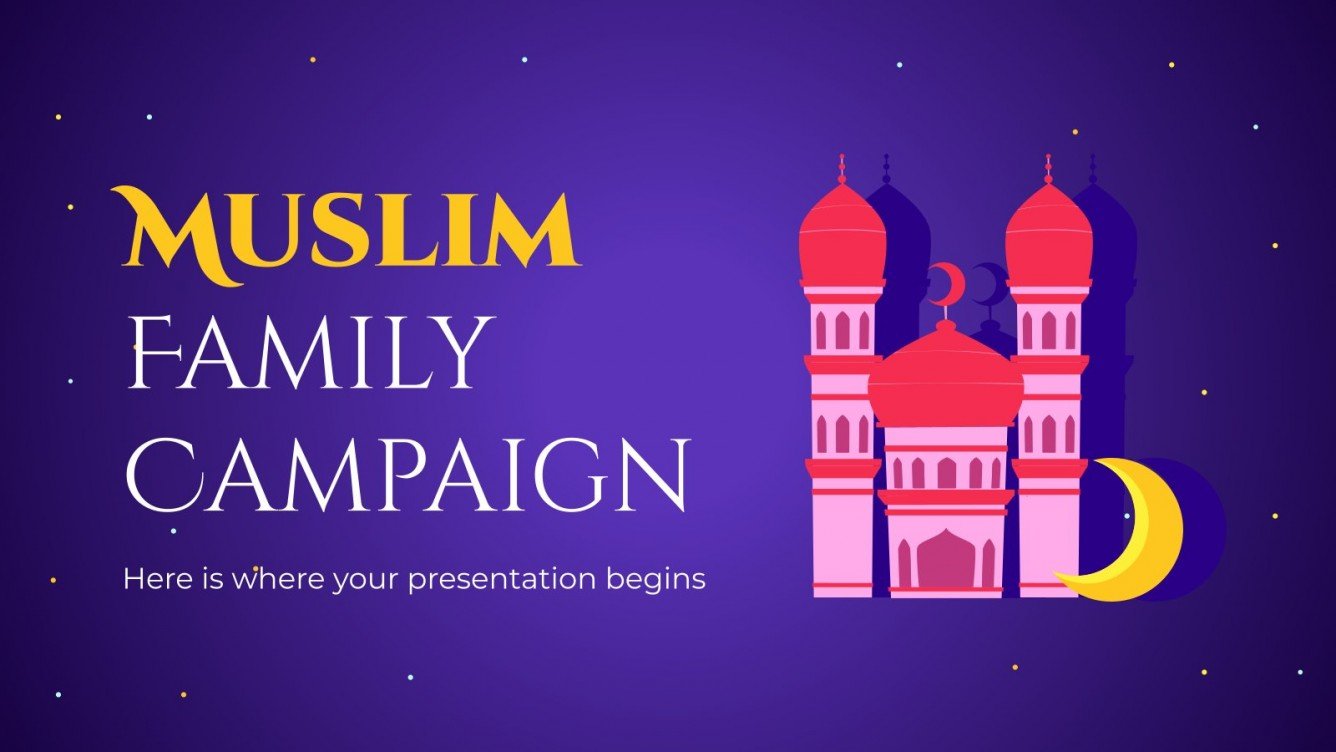 Muslim Family Campaign | Google Slides & PowerPoint
