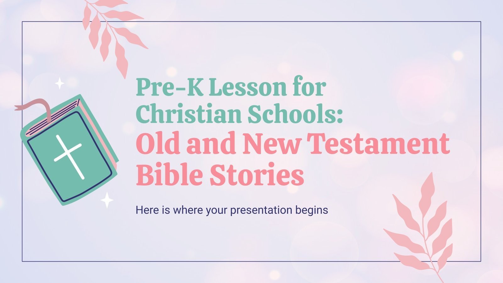 Free Bible-themed Google Slides & PowerPoint templates