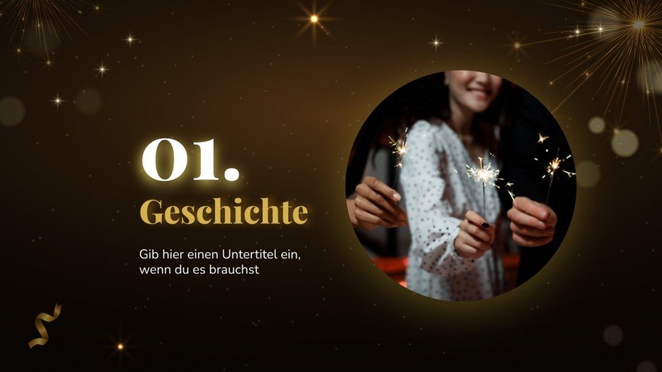 Silvester: German New Year's Eve | Google Slides & PPT