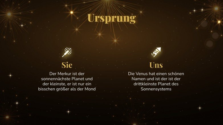 Silvester: German New Year's Eve | Google Slides & PPT