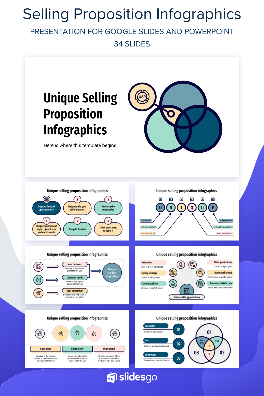 Unique Selling Proposition Infographics | Google Slides & PPT