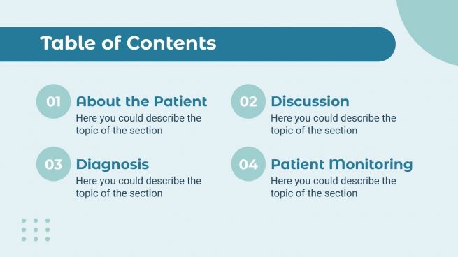 Albinism Clinical Case Google Slides & PowerPoint template