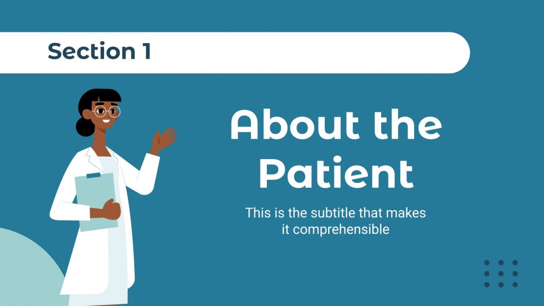 Albinism Clinical Case Google Slides & PowerPoint template