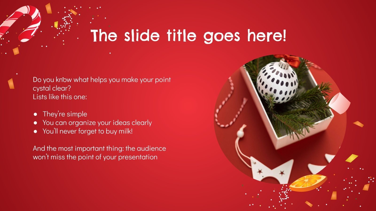 US Christmas Eve's Traditions Minitheme | Google Slides & PPT