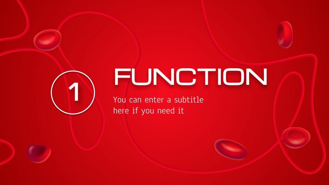 Red Blood Cells Functions | Google Slides & PPT