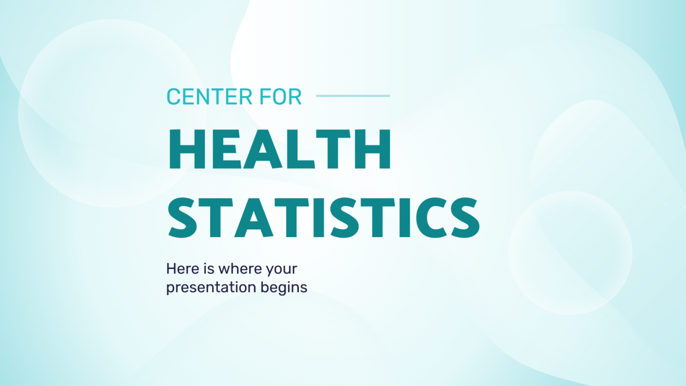 Center for Health Statistics Google Slides & PowerPoint template