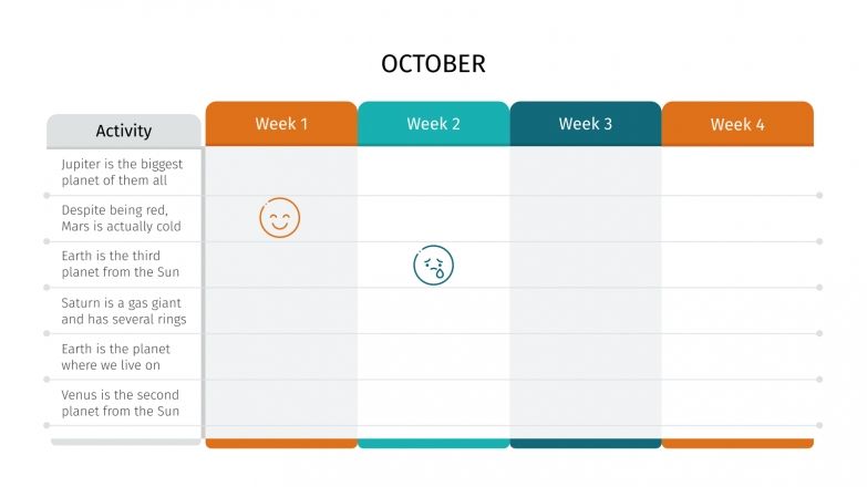 Monthly Planner for Google Slides & PowerPoint