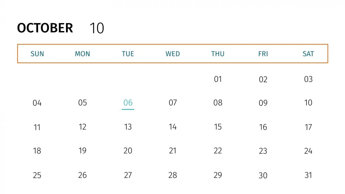 Monthly Planner for Google Slides & PowerPoint