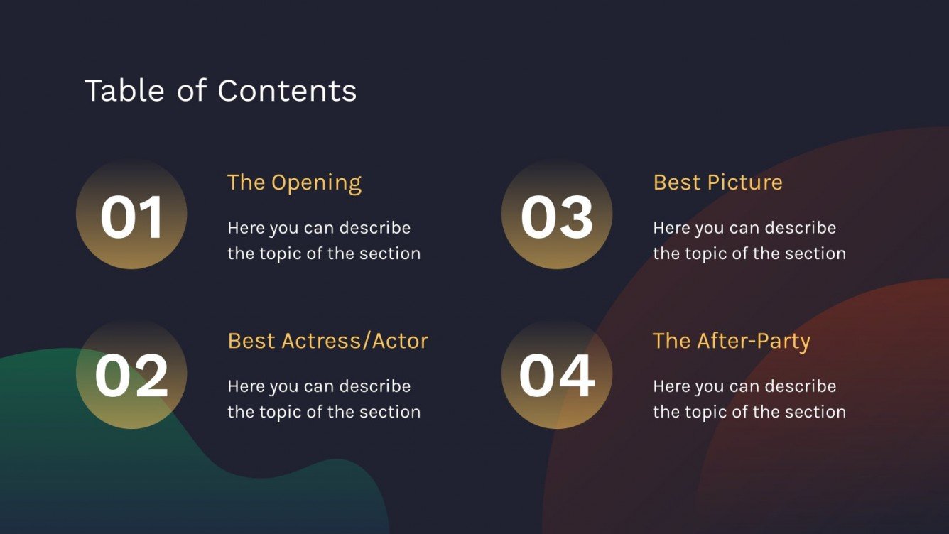 Red Carpet Event Report Google Slides Theme and PPT Template