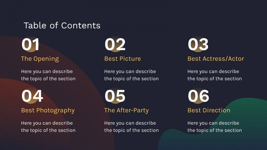 Red Carpet Event Report Google Slides Theme and PPT Template