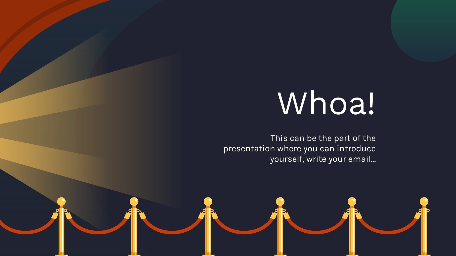 Red Carpet Event Report Google Slides Theme and PPT Template