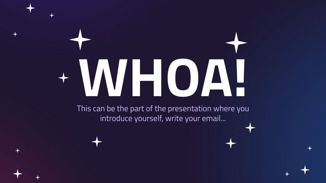 Space Vacation Google Slides theme & PowerPoint template