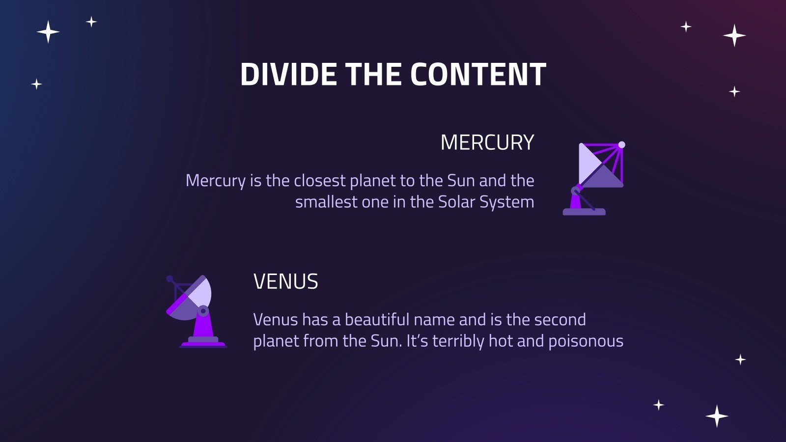 Space Vacation Google Slides theme & PowerPoint template