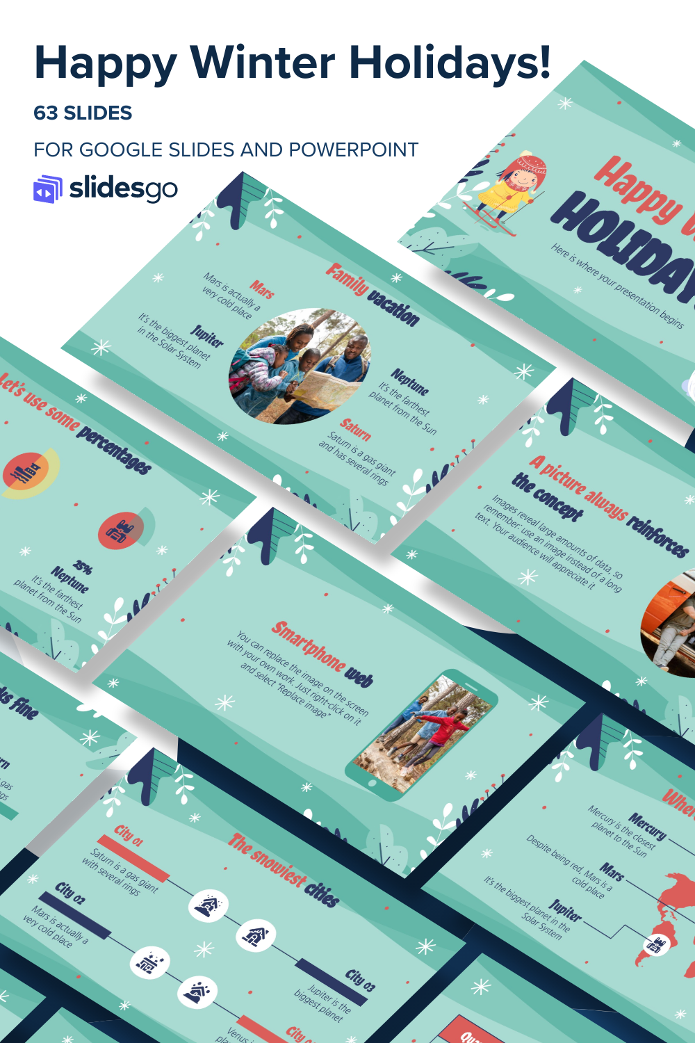 Happy Winter Holidays! | Google Slides & PowerPoint