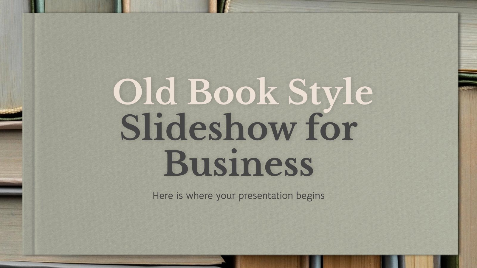 Kostenlose Buch Google Slides Themen & PowerPoint Vorlagen
