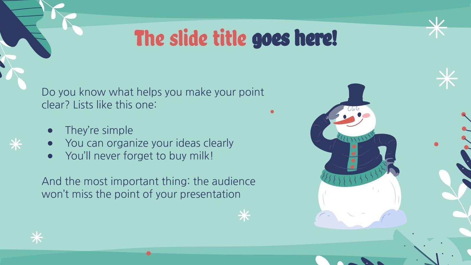 Happy Winter Holidays! | Google Slides & PowerPoint