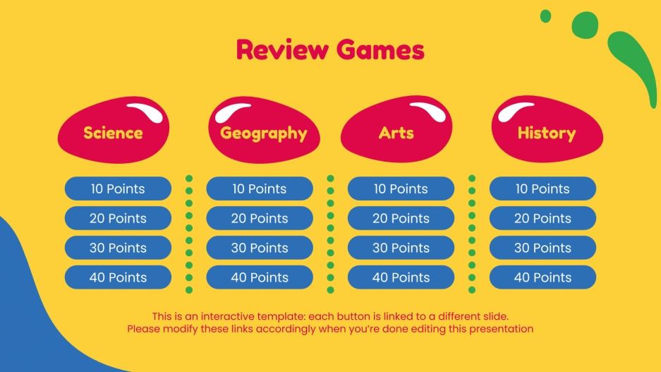 Jeopardy divertido | Plantilla de Google Slides y PowerPoint