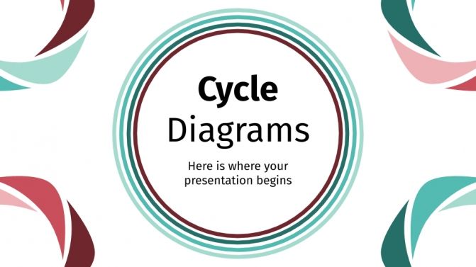Free Cycle Infographics for Google Slides and PowerPoint
