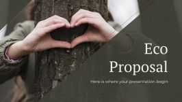 Eco Project Proposal Google Slides and PowerPoint template