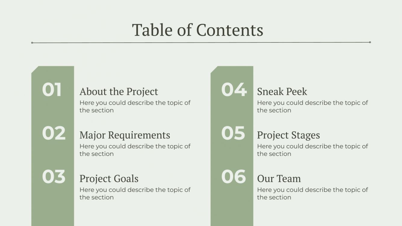 Eco Project Proposal Google Slides and PowerPoint template