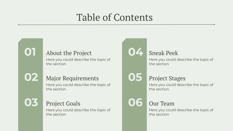 Eco Project Proposal Google Slides and PowerPoint template