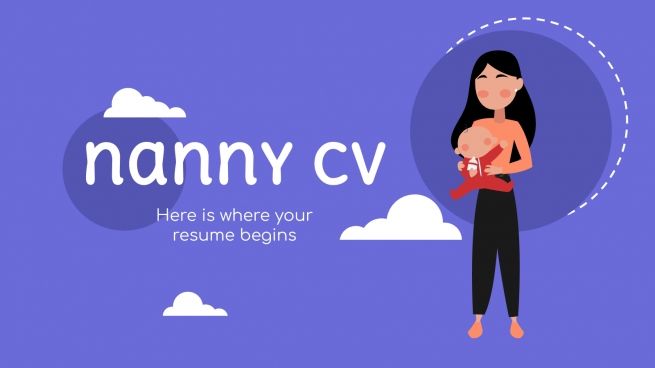 Nanny CV Google Slides theme and PowerPoint template