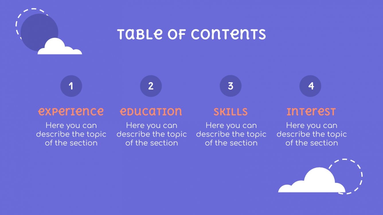 Nanny CV Google Slides theme and PowerPoint template