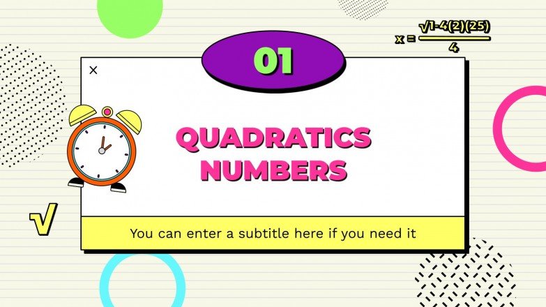 Quadratics and Complex Numbers for 11th grade