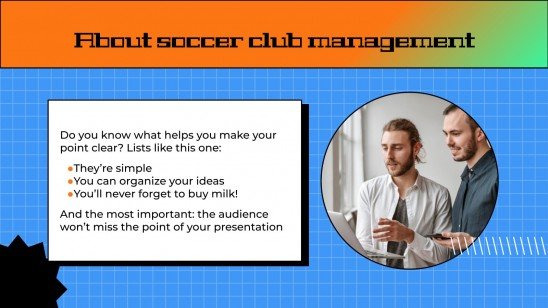 Soccer Club Management Project Proposal | Google Slides & PPT