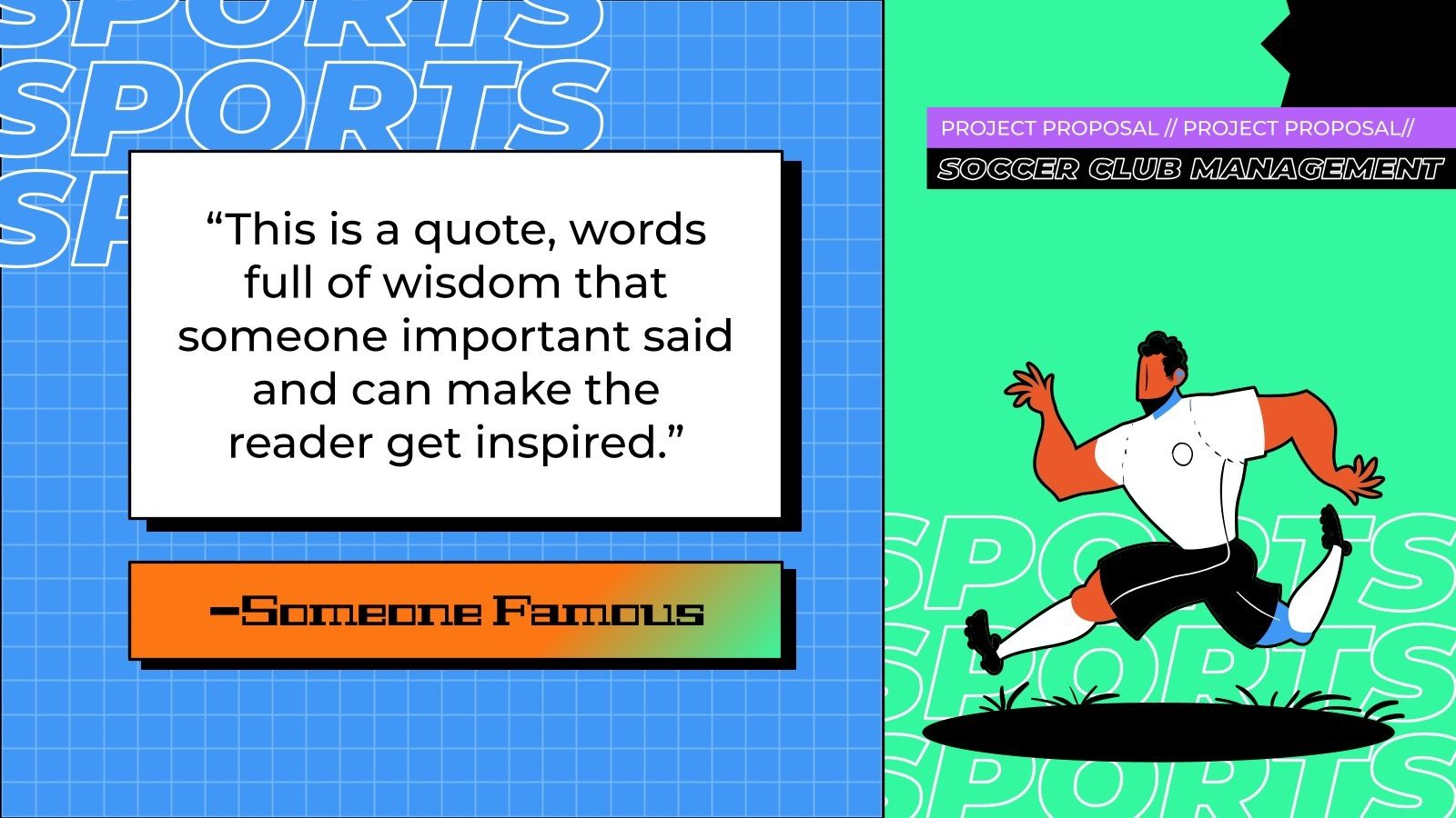 Soccer Club Management Project Proposal | Google Slides & PPT