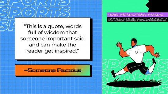 Soccer Club Management Project Proposal | Google Slides & PPT