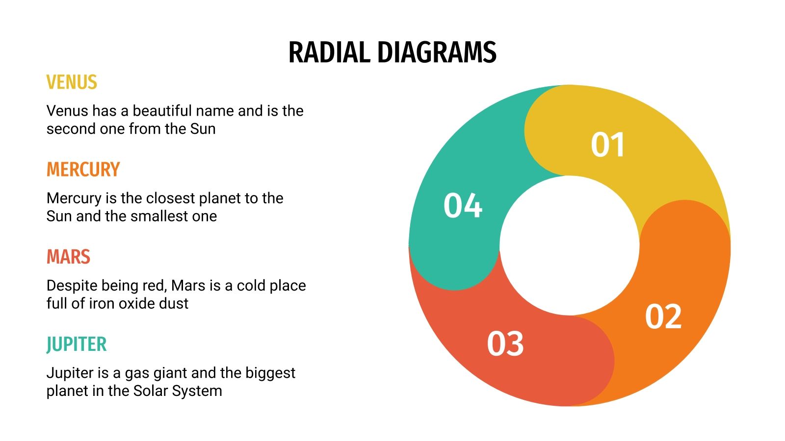 Radial Diagrams for Google Slides & PowerPoint