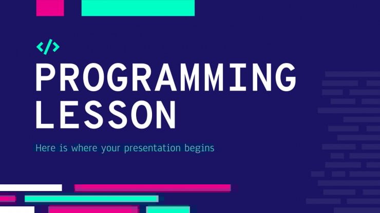 Computer Programming Powerpoint Template Free