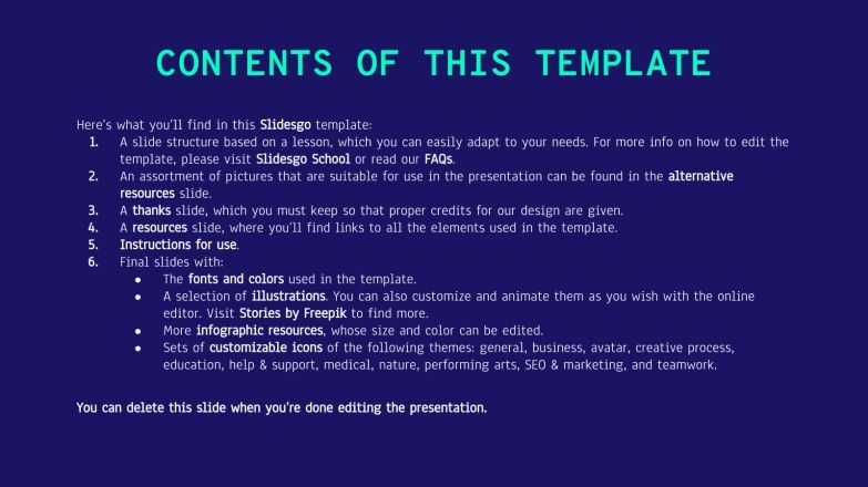 Programming Lesson Google Slides & PowerPoint template