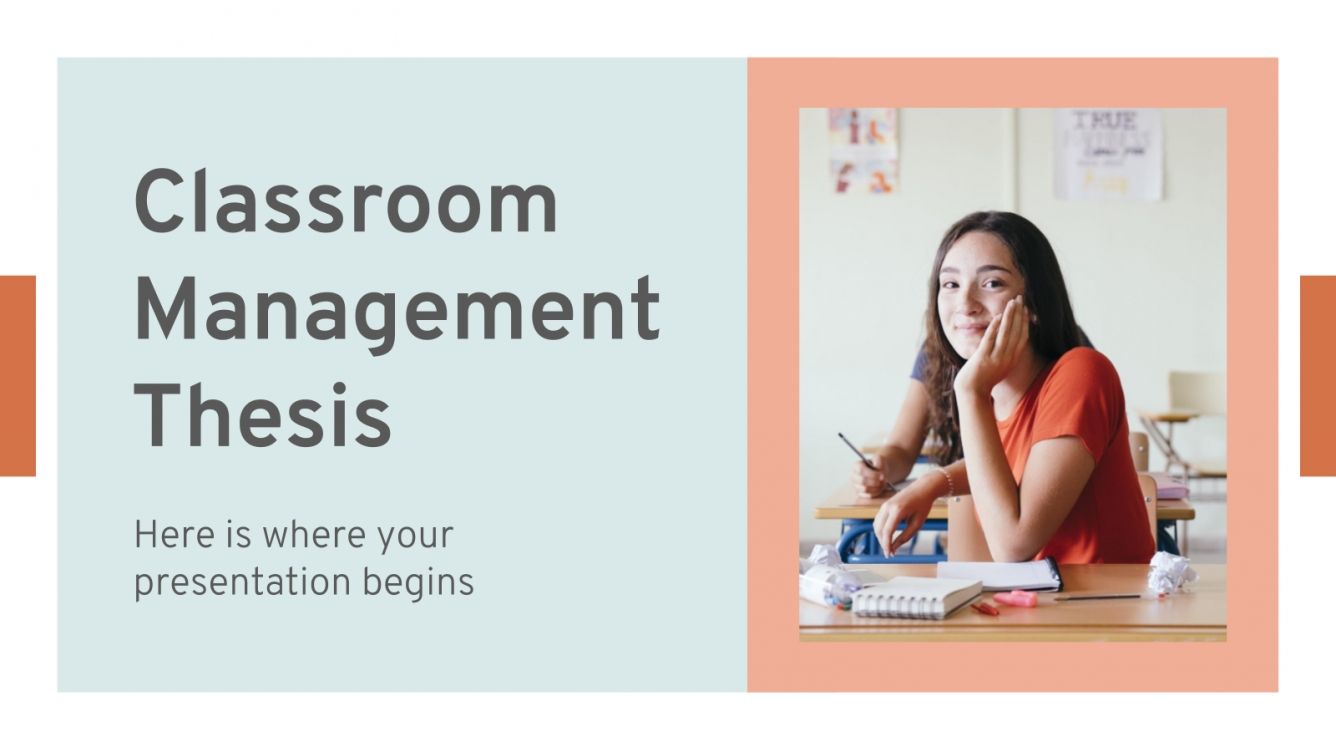 Classroom Management Thesis Google Slides & PPT template