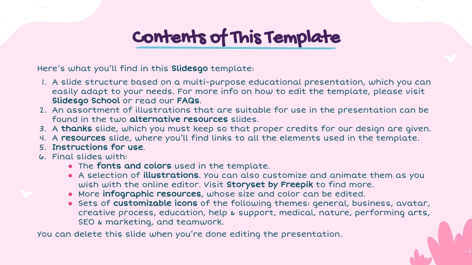 The Digital Quick Grammar Google Slides & PPT template