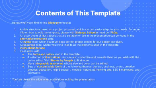 Cliad Creative Project Proposal Google Slides & PPT template