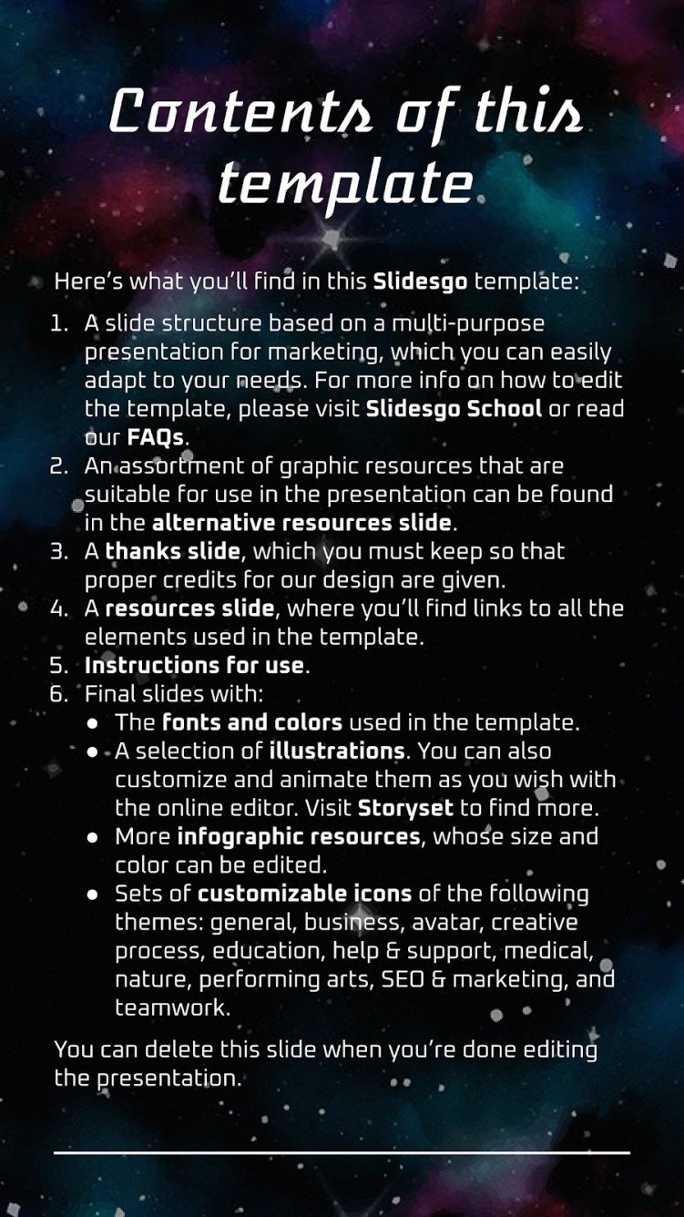 Science Fiction Day IG Stories for MK | Google Slides & PPT