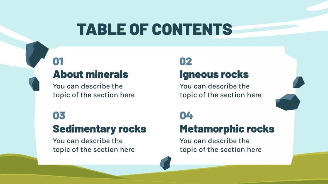 Rocks and Minerals for 7th grade | Google Slides & PowerPoint
