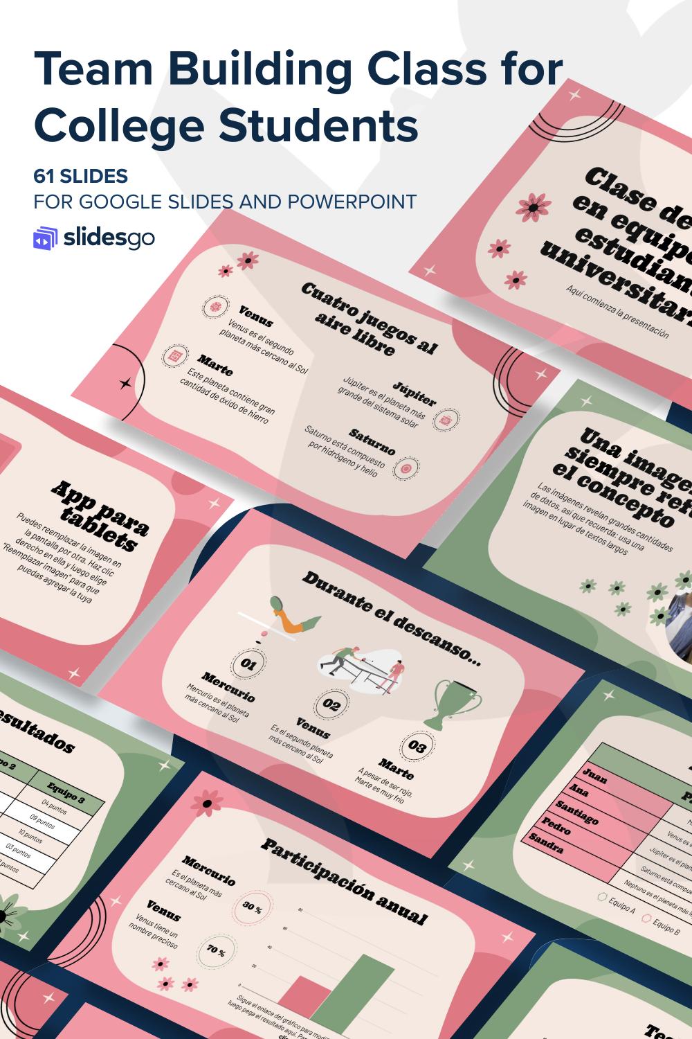 Team Building Class for College Students | Google Slides & PPT