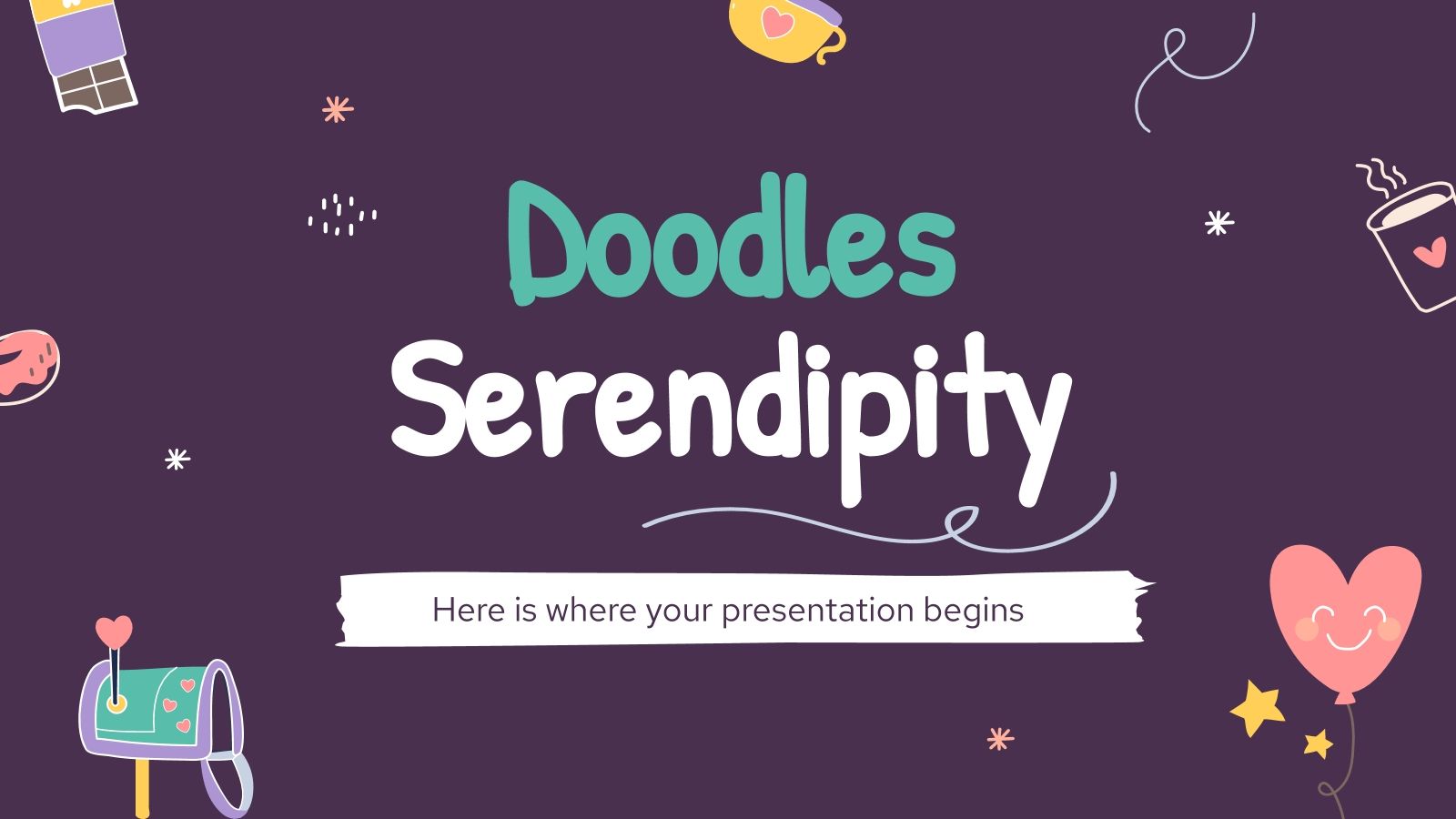 Doodles Serendipity Google Slides theme & PowerPoint template